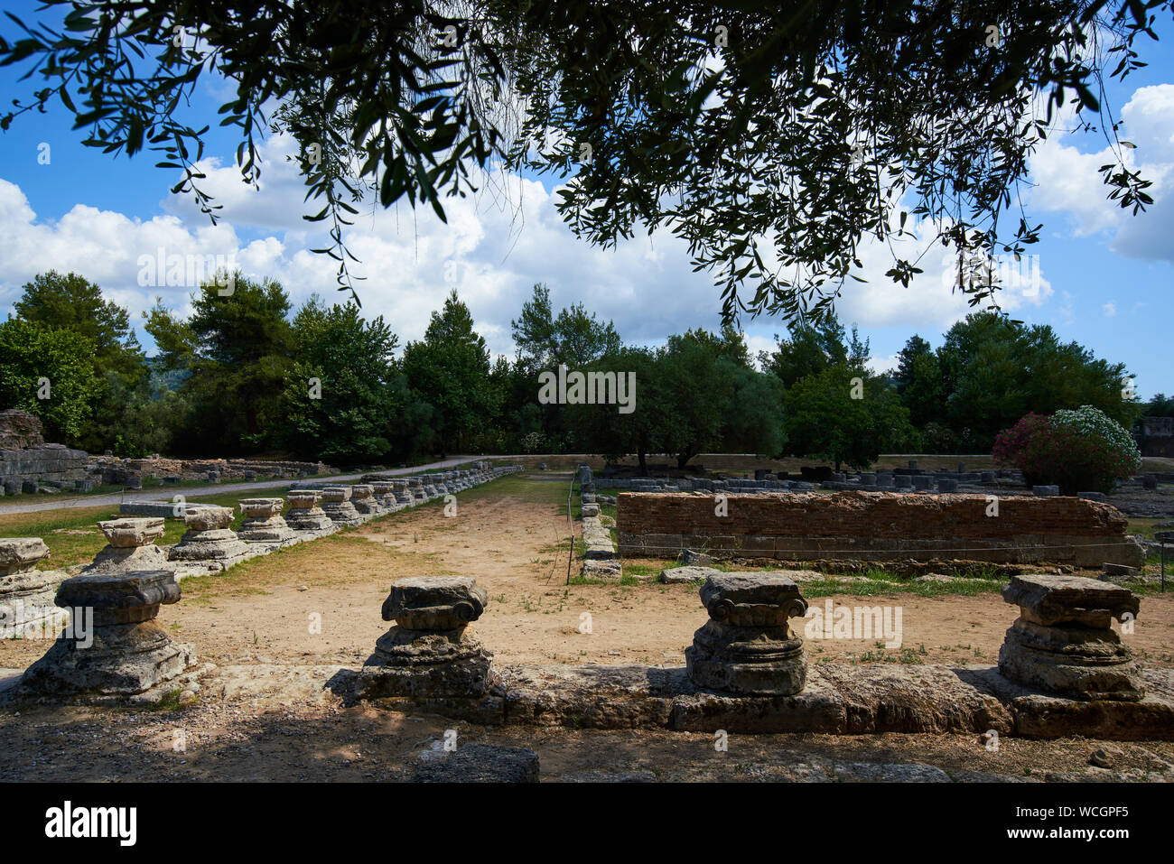 The Leonidaion at Olympia wher dignitaries stayed during the ancient ...