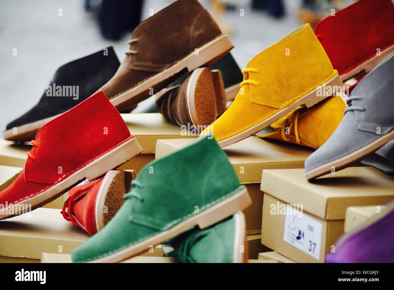 Shoes boxes hi-res stock photography and images - Alamy