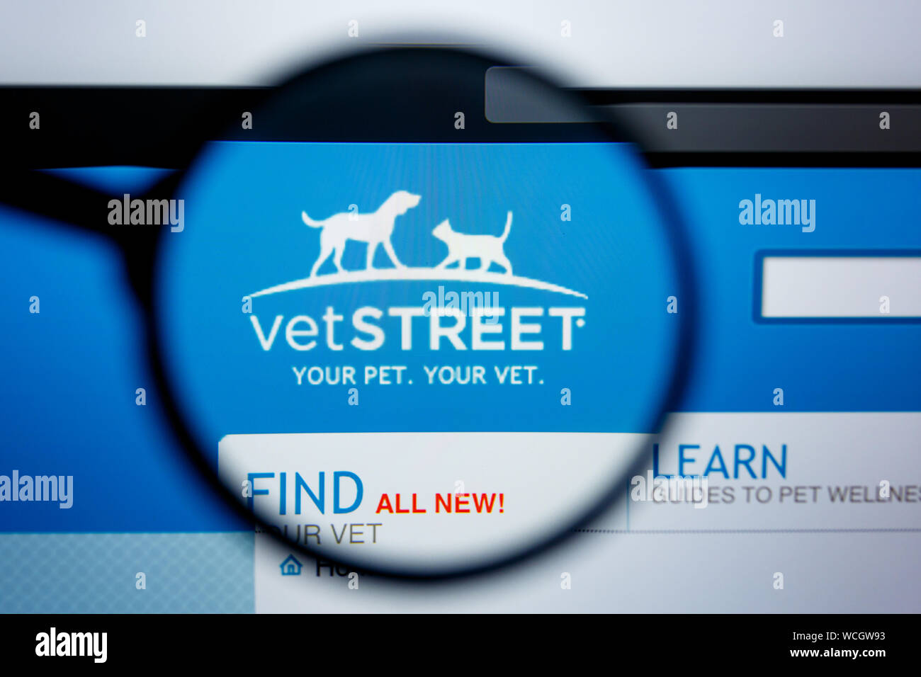 Los Angeles, California, USA - 29 Jule 2019: Illustrative Editorial of ...