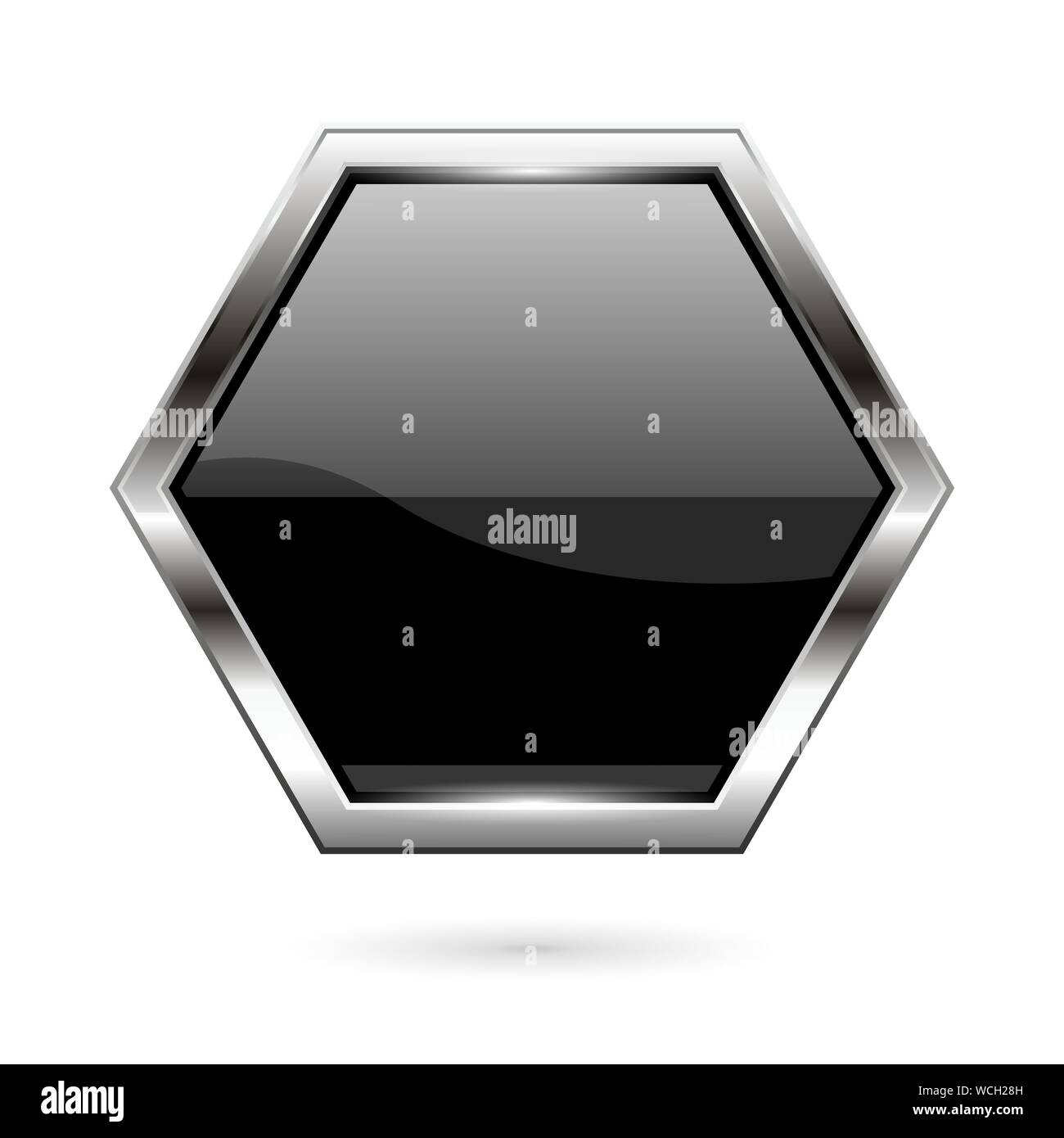 Hexagon icon hi-res stock photography and images - Alamy