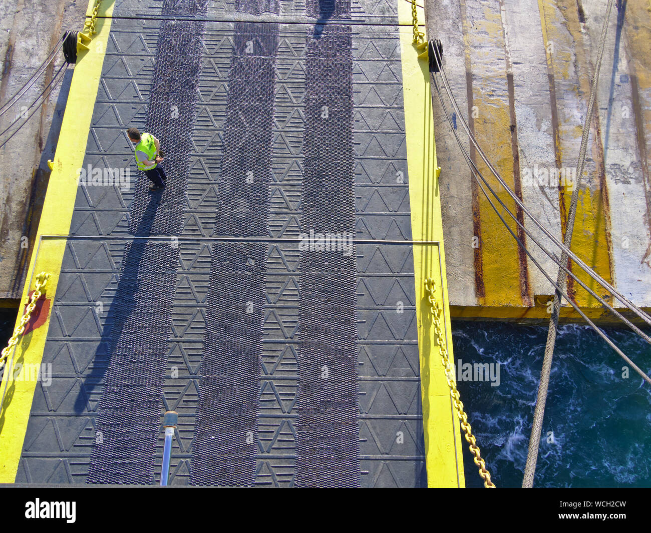 Metal gate on pier hi-res stock photography and images - Alamy