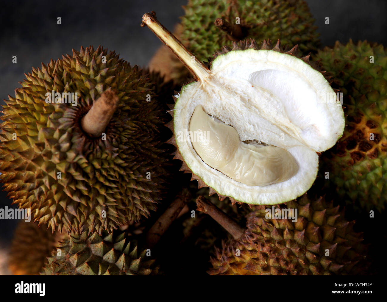 Close up durians hi-res stock photography and images - Alamy