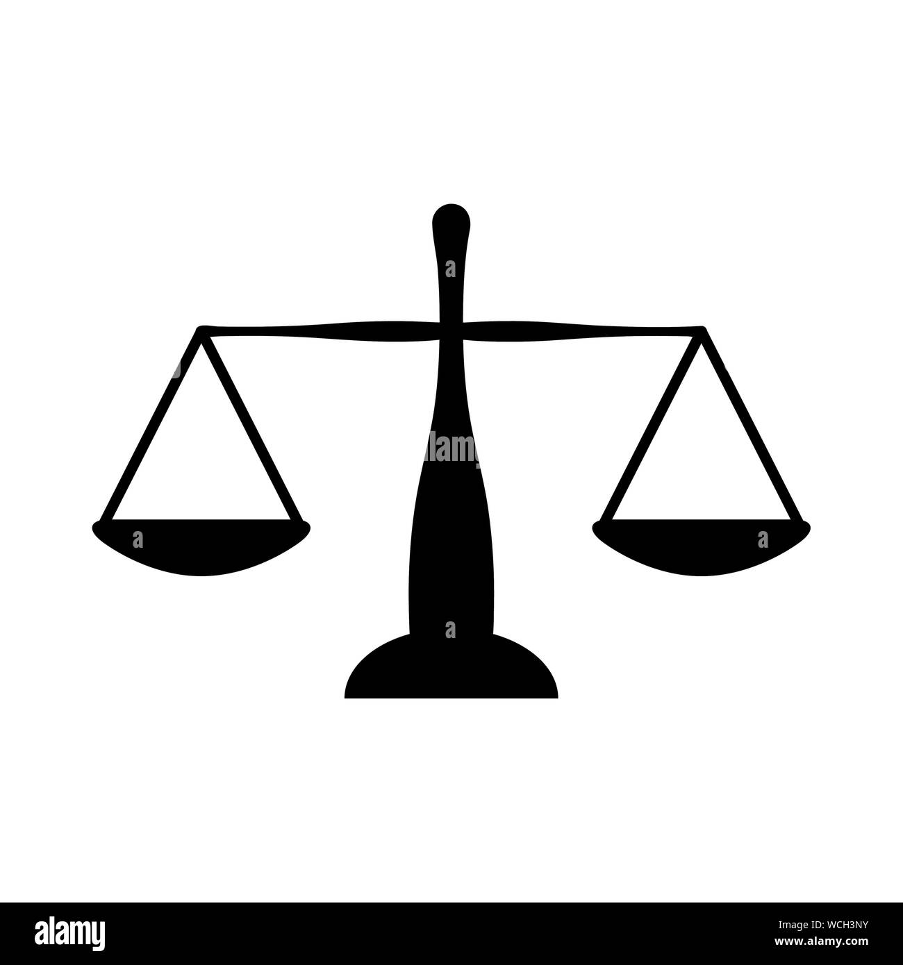 Isolated law scale vector design Stock Vector Image & Art - Alamy