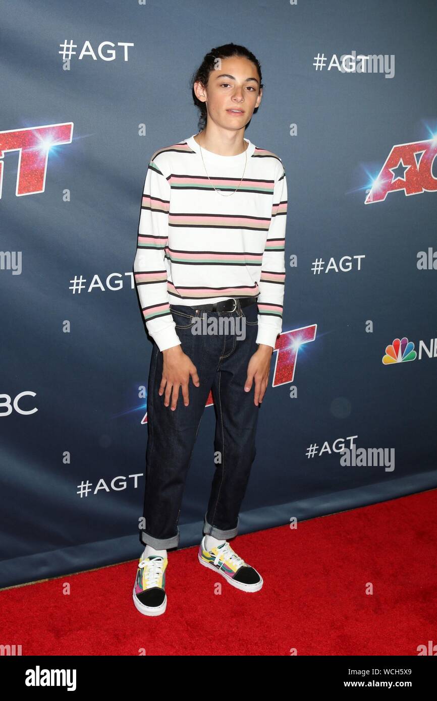 Los Angeles, CA. 27th Aug, 2019. Benicio Bryant at arrivals for AMERICA ...