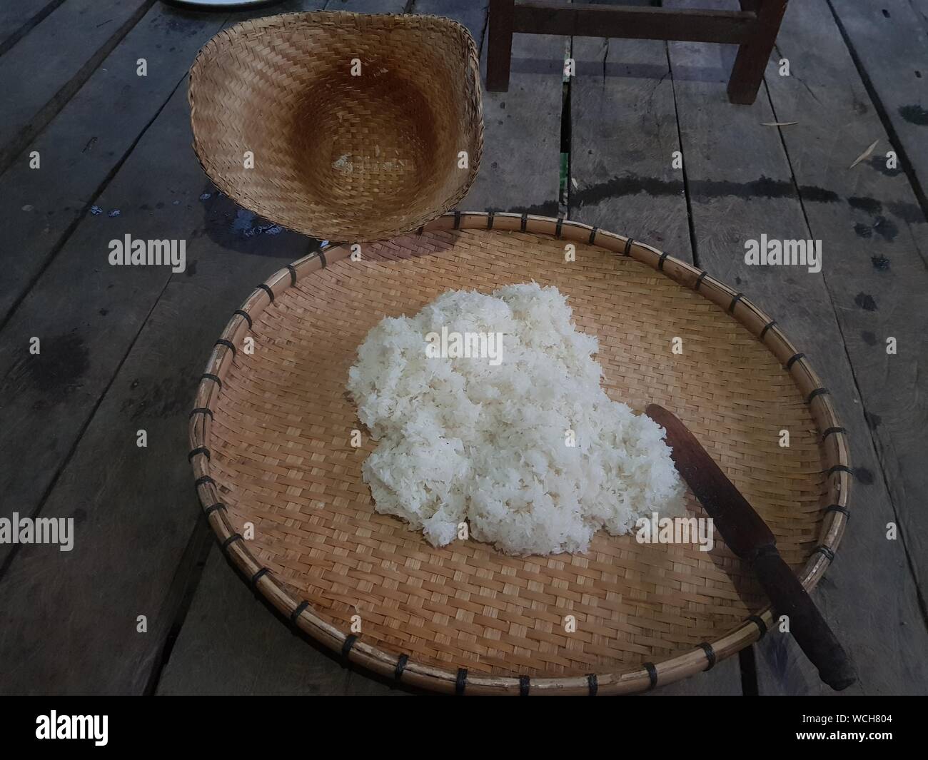 Bamboo cooked rice hi-res stock photography and images - Alamy