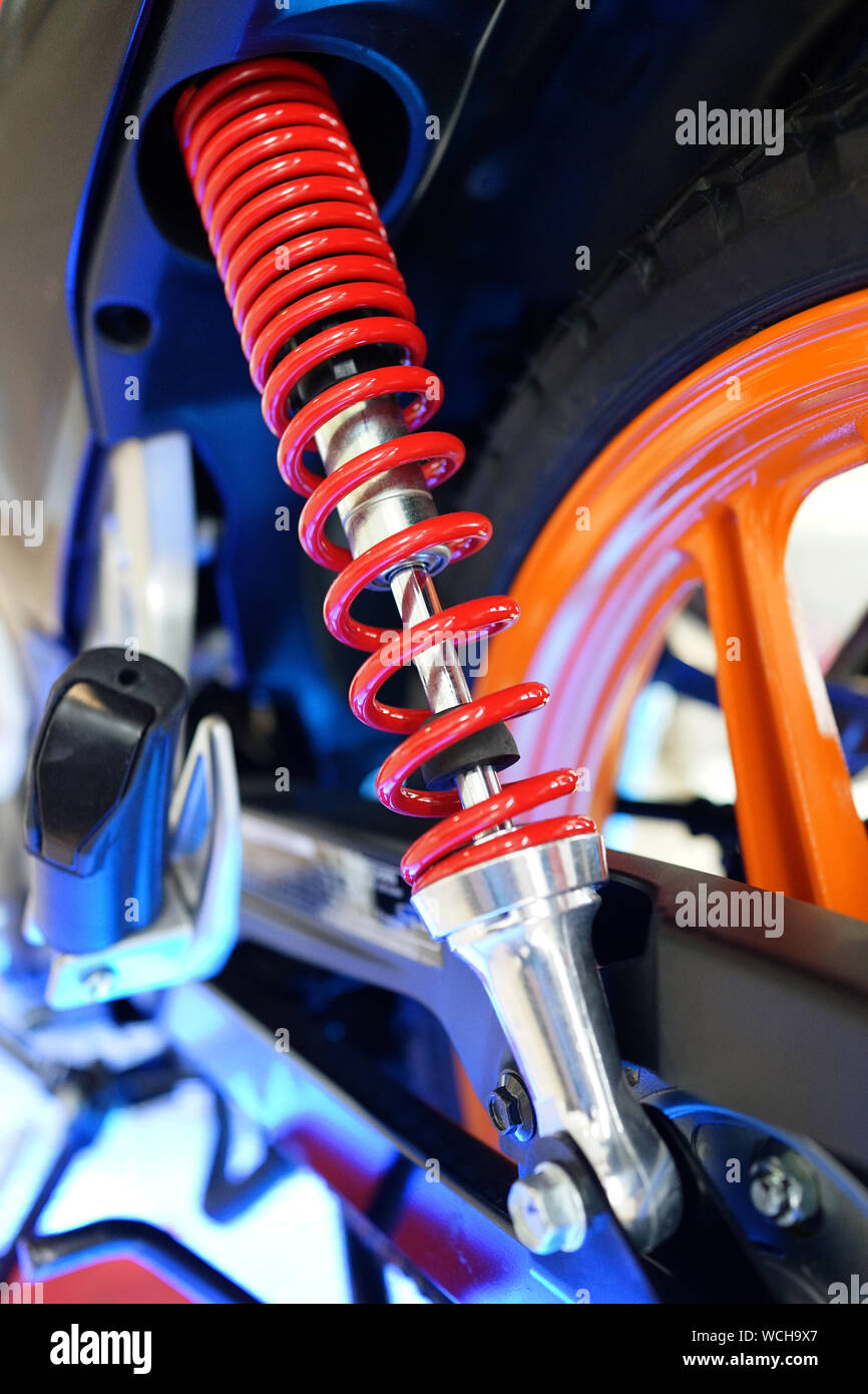 Shiny red motorcycle hi-res stock photography and images - Alamy