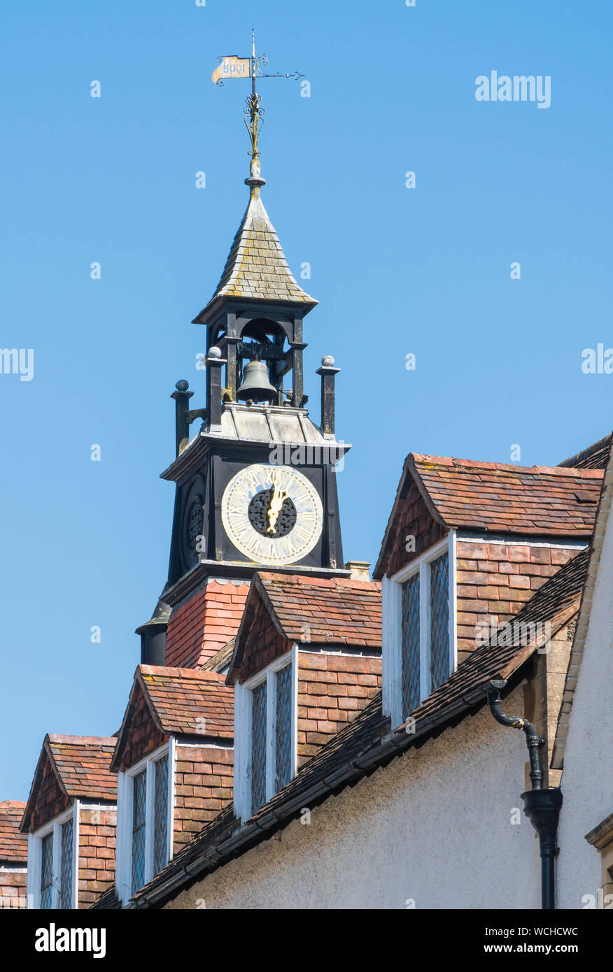 Bell tower clock weather vane hi-res stock photography and images - Alamy