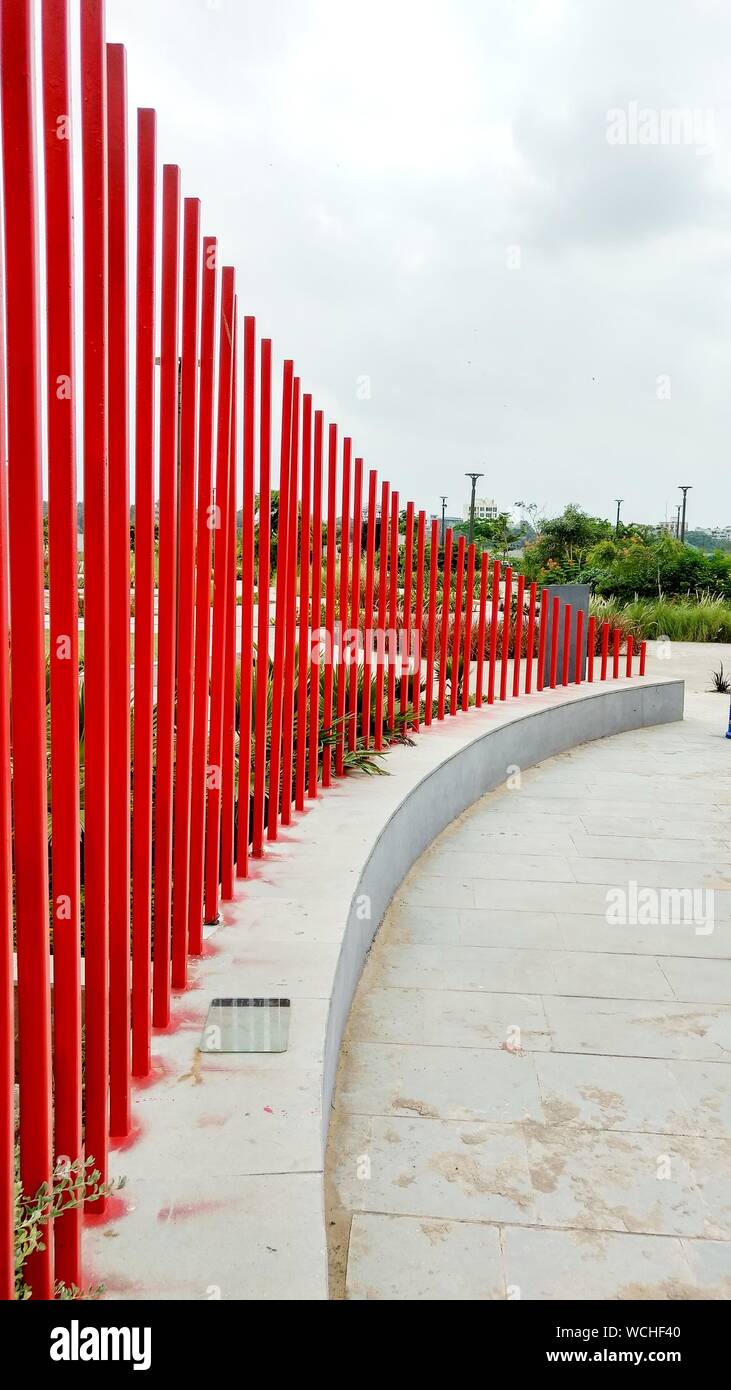 Red Poles High Resolution Stock Photography and Images - Alamy