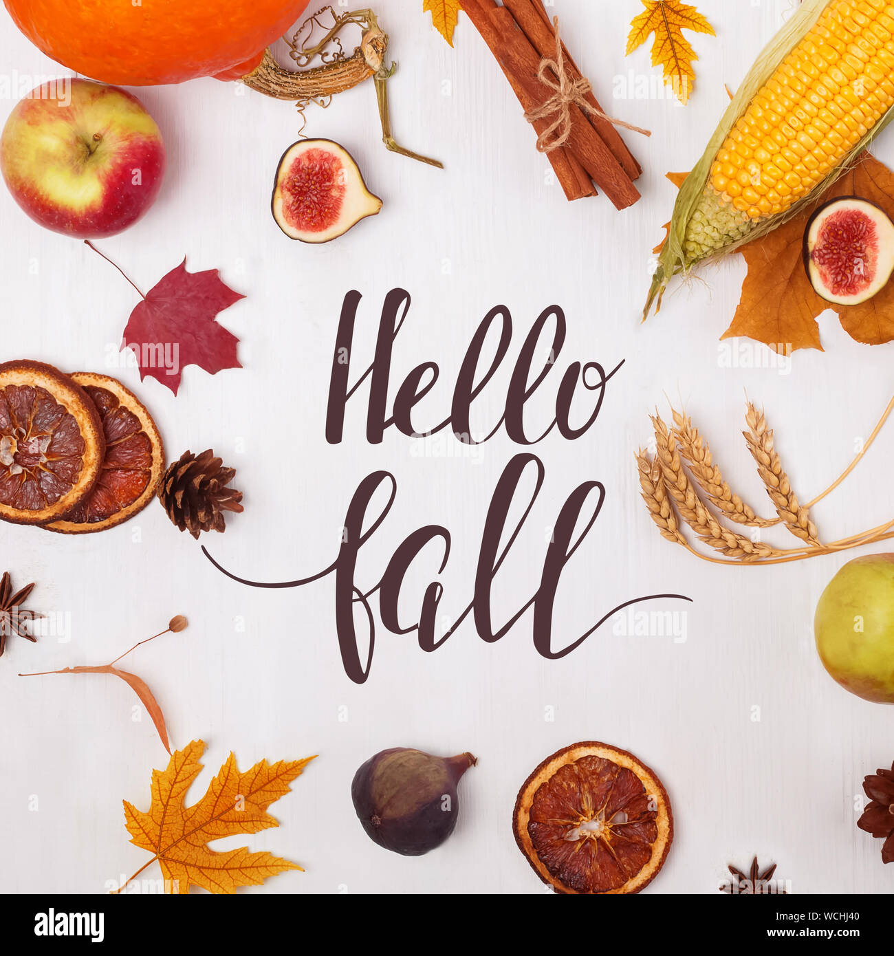 Hello fall hi-res stock photography and images - Alamy