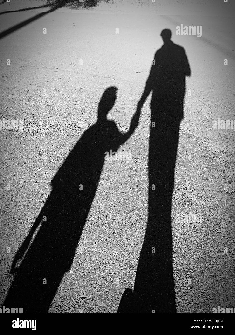 Shadow father son hi-res stock photography and images - Alamy