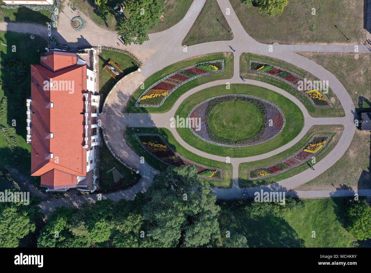 Aerial view manor park hi-res stock photography and images - Alamy