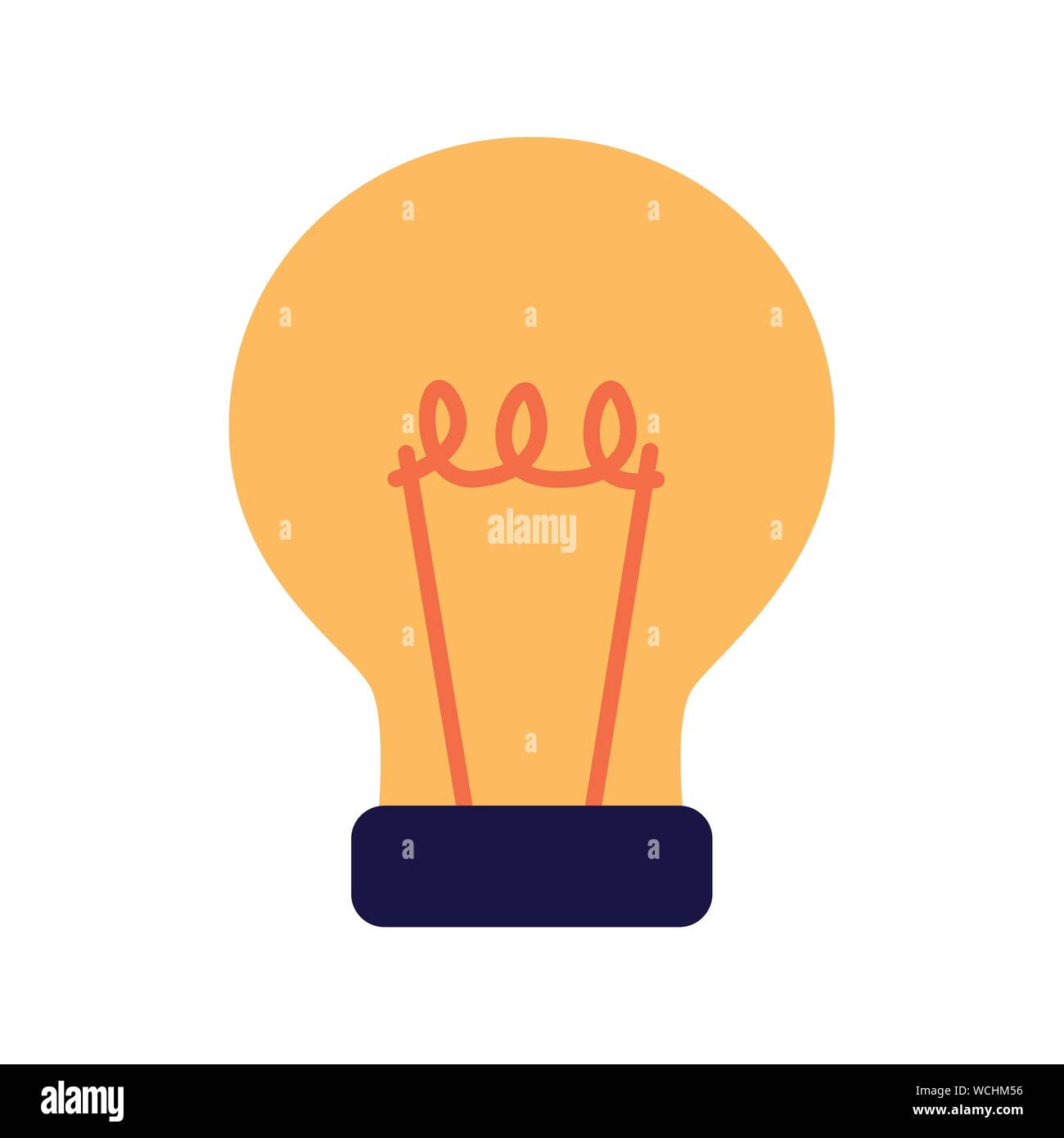 Isolated electric light bulb design Stock Vector Image & Art - Alamy