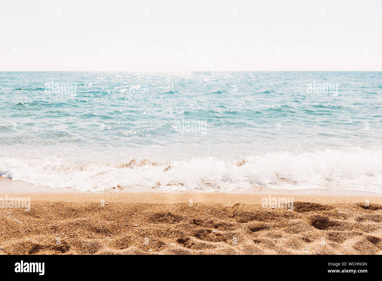 sand, beach and sea, summer Stock Photo - Alamy