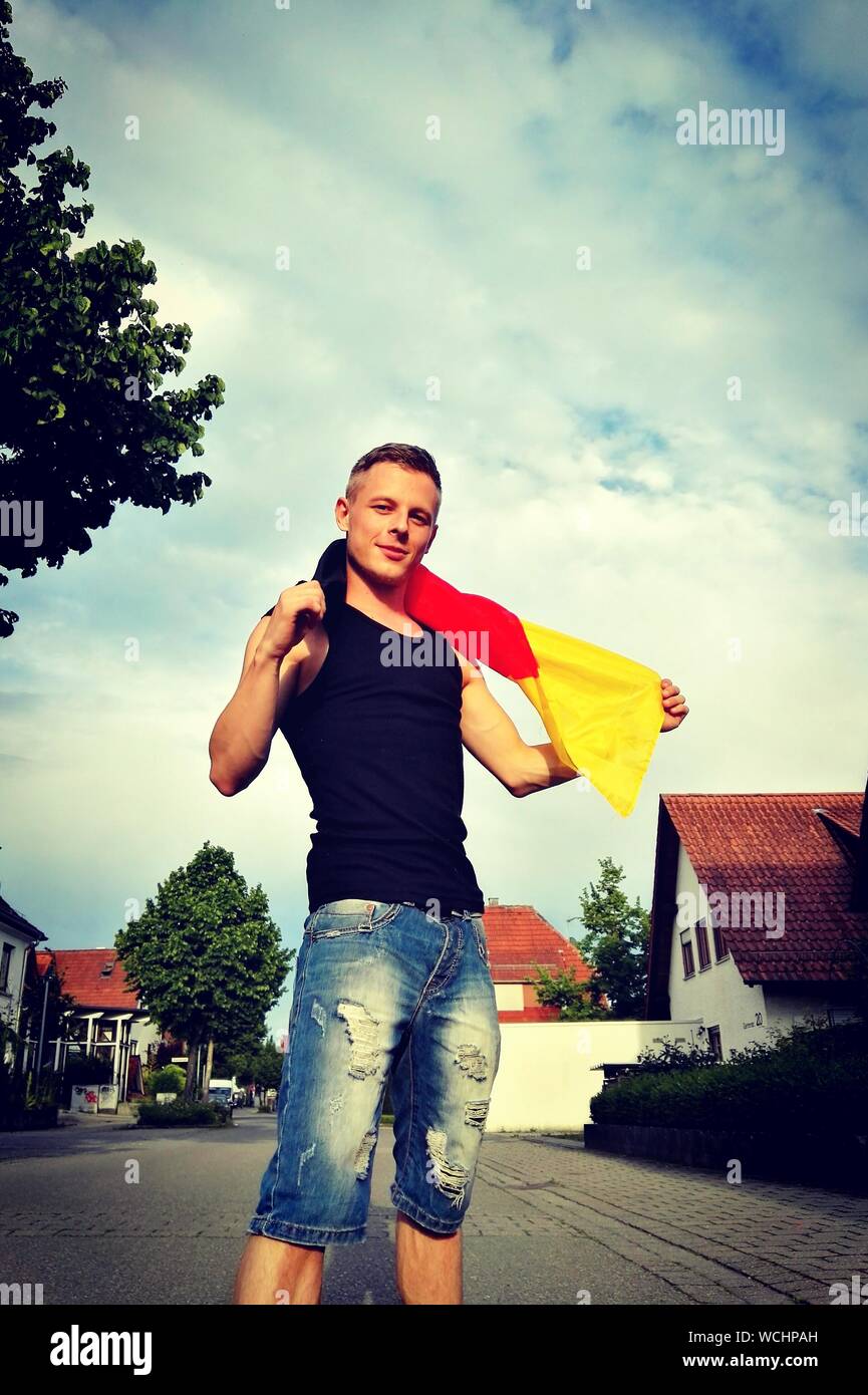 Man german flag hi-res stock photography and images - Alamy