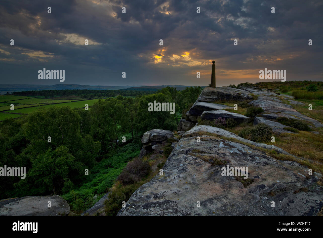 Nelson's Monument, Birchen Edge, the Peak District, England (10 Stock ...
