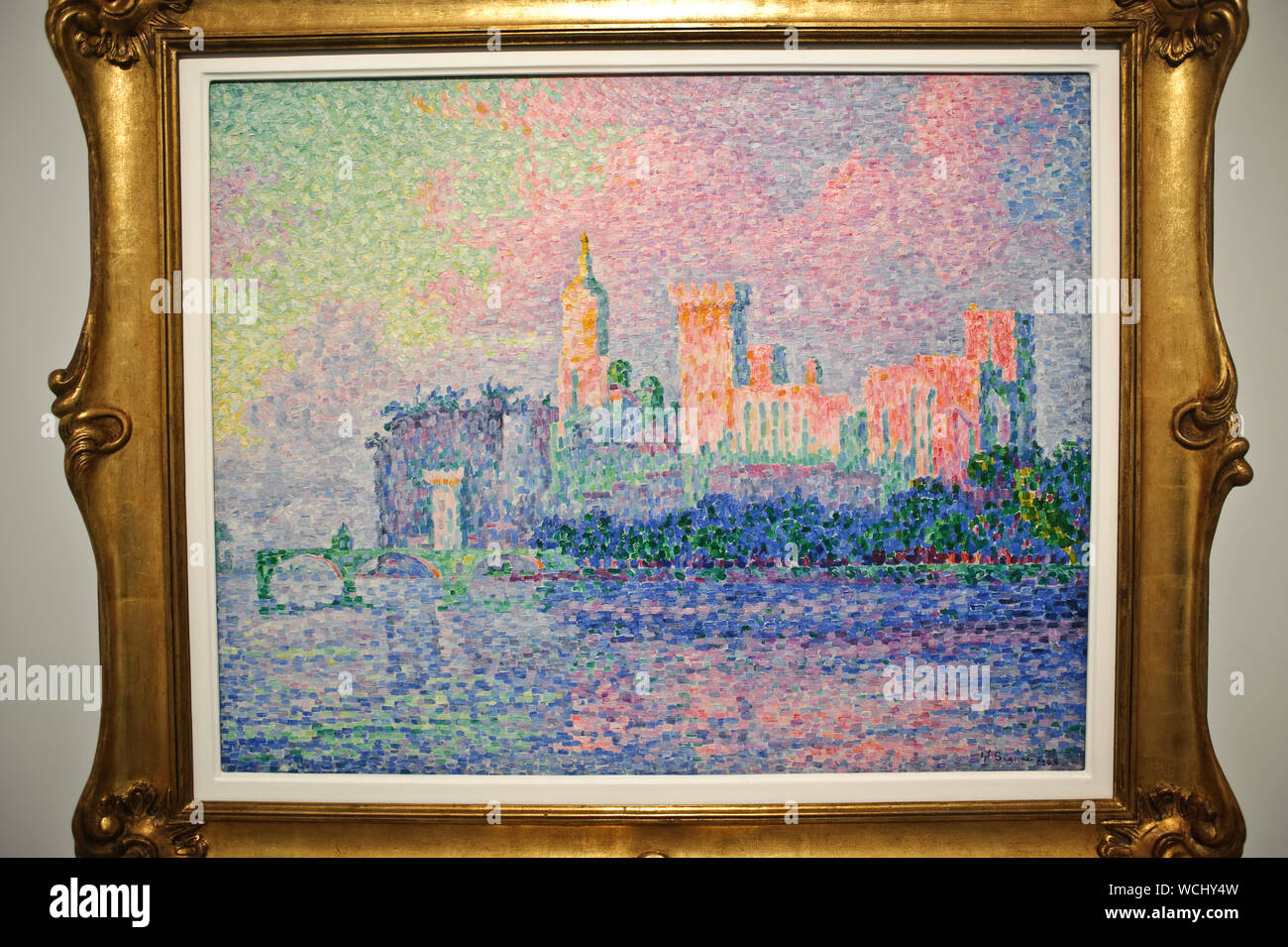 "The castle of Popes" Painting by Paul Signac ( Orsay museum, France ...
