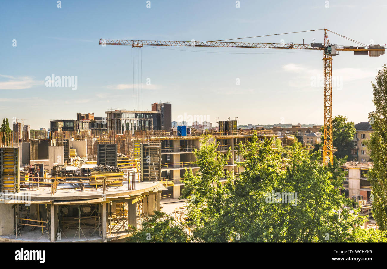 Kiev ukraine high rise apartment building hi-res stock photography and ...