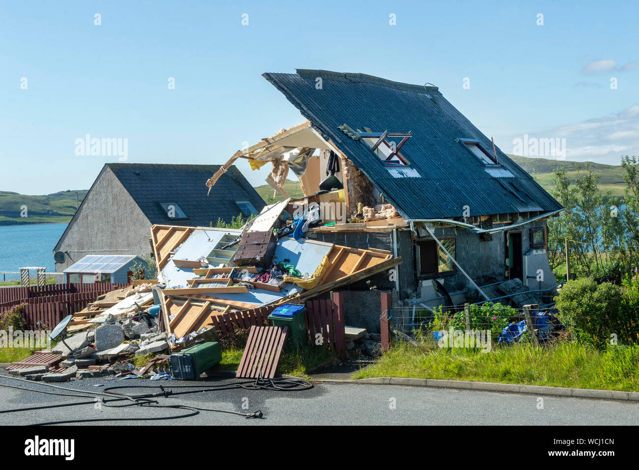 Gas engine explosion hi-res stock photography and images - Alamy