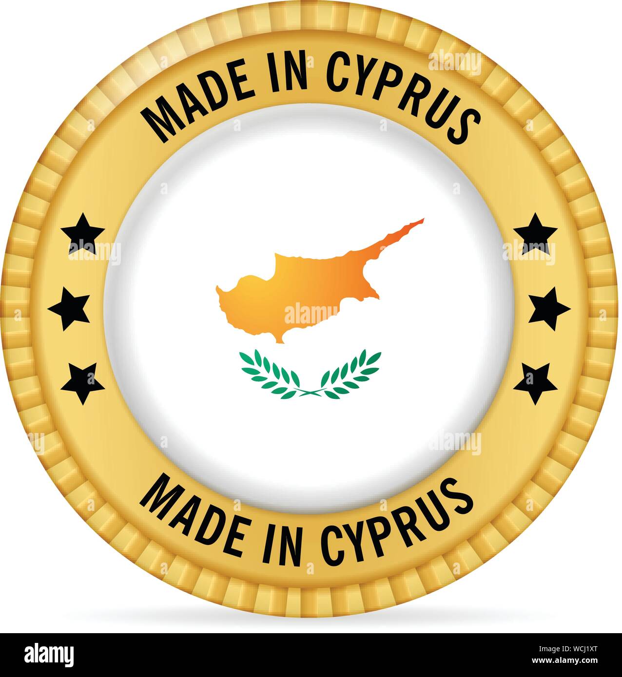 Icon made in Cyprus on a white background Stock Vector Image & Art - Alamy