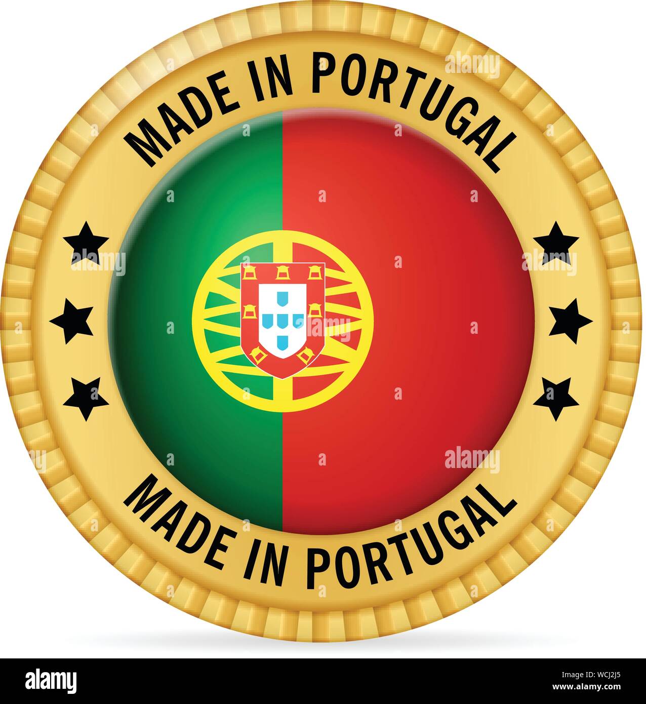 Icon made in Portugal on a white background Stock Vector Image & Art ...