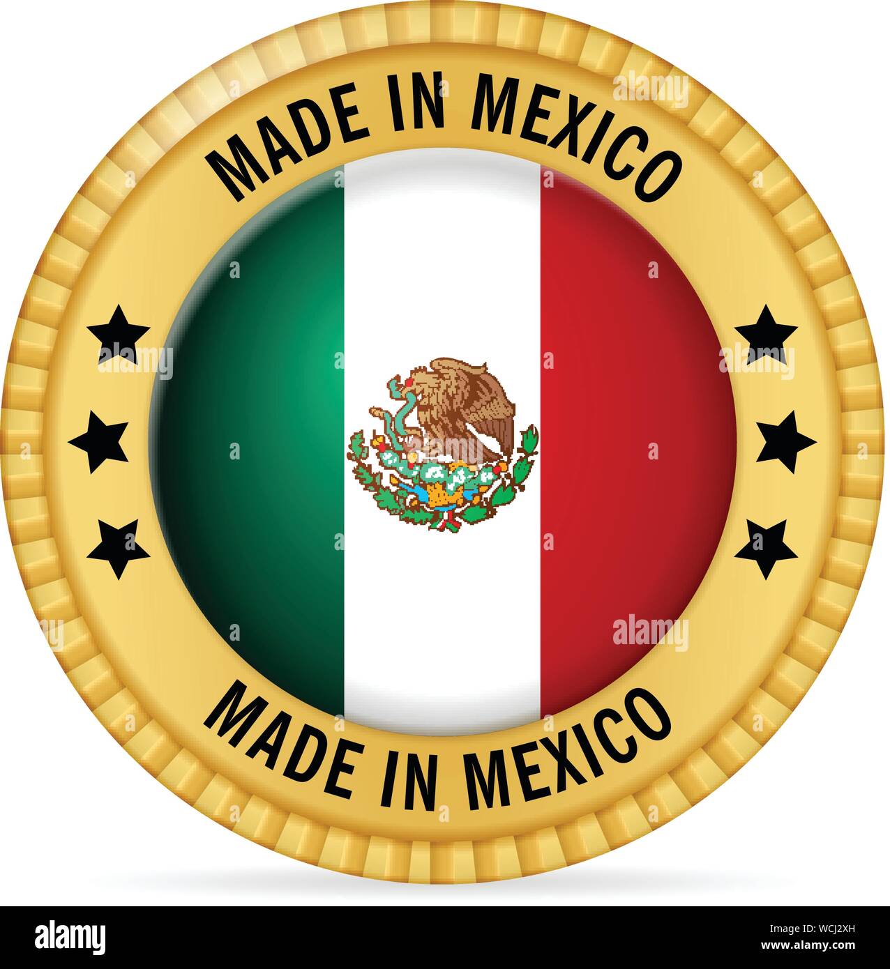 Made in mexico vector vectors hi-res stock photography and images - Alamy