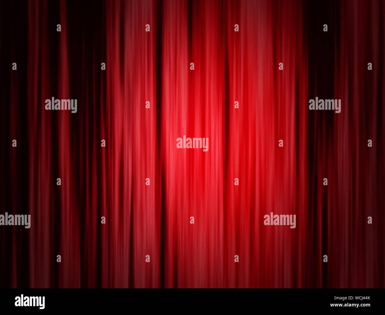 Classical red curtain of theater stage with spotlight background Stock ...