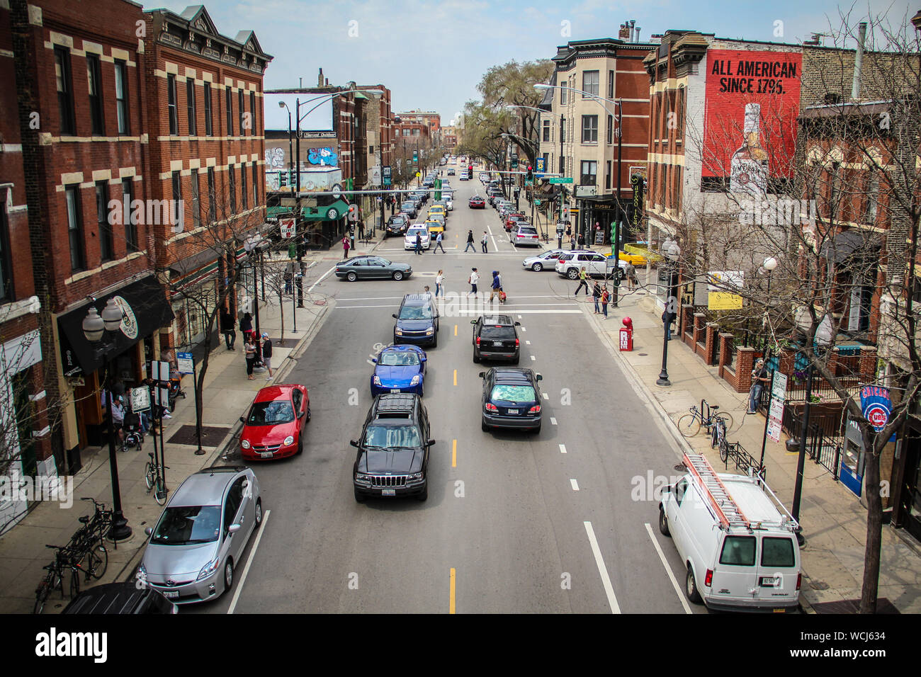 Intersection on north side hi-res stock photography and images - Alamy