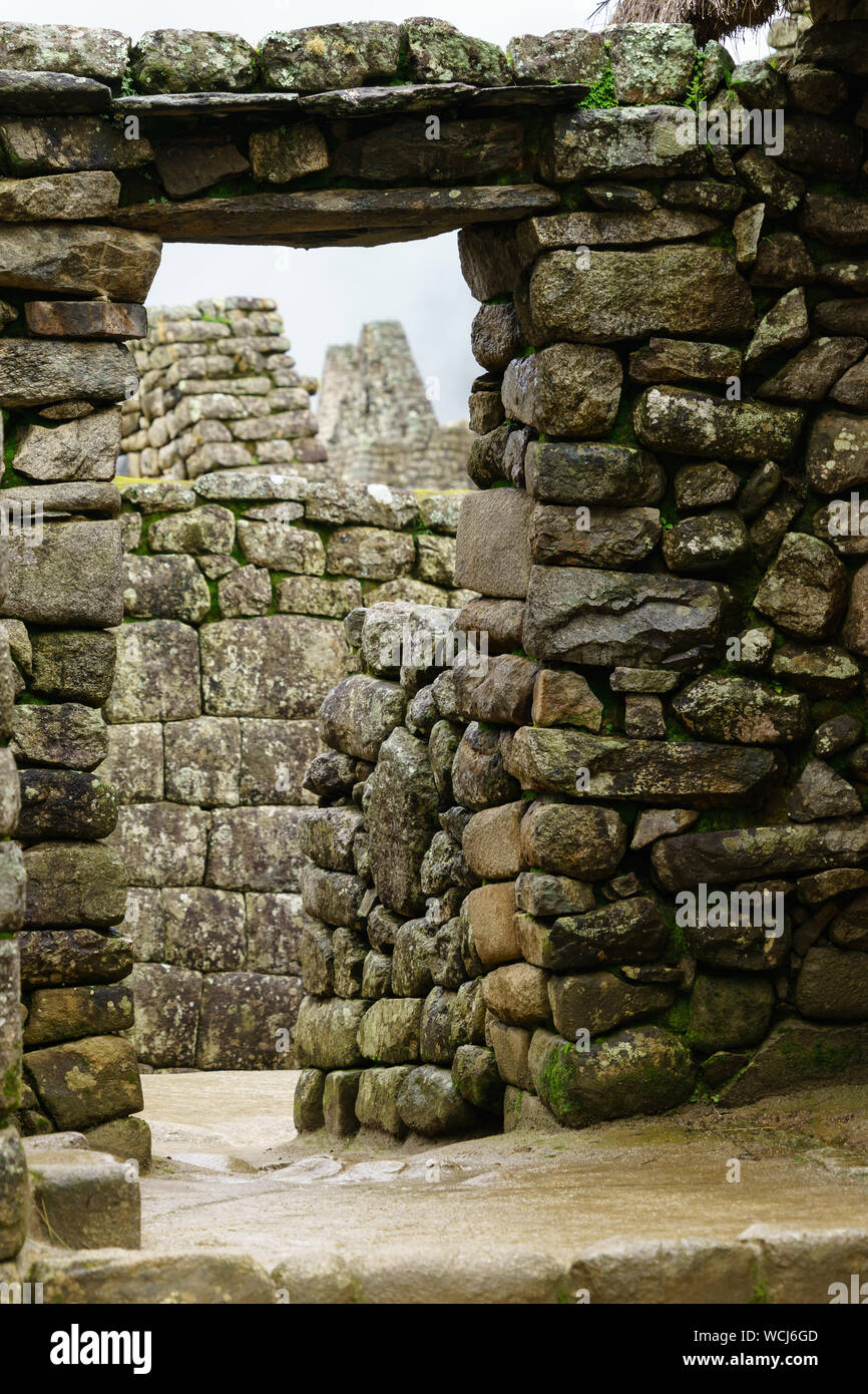 Machu Picchu Stone Wall High Resolution Stock Photography and Images ...