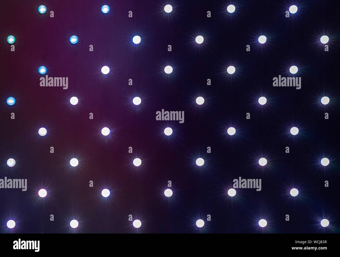 LED panel close up. A row of light-emitting diodes Stock Photo - Alamy