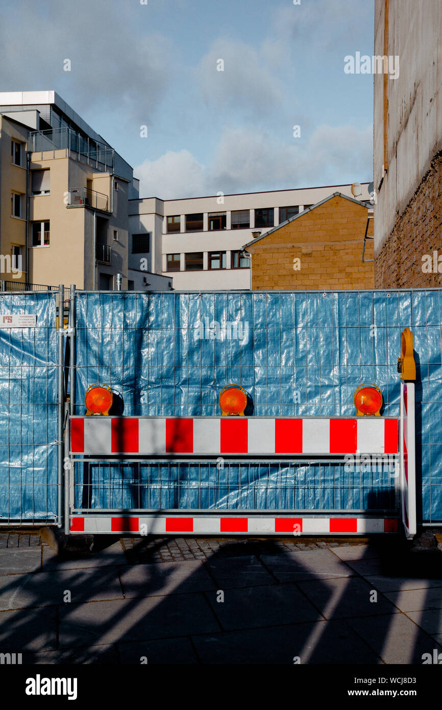 Construction barricade High Resolution Stock Photography and Images - Alamy