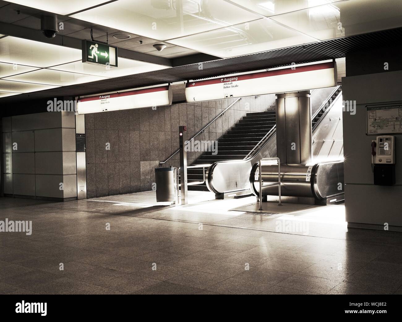 Illuminated underground sign hi-res stock photography and images - Alamy