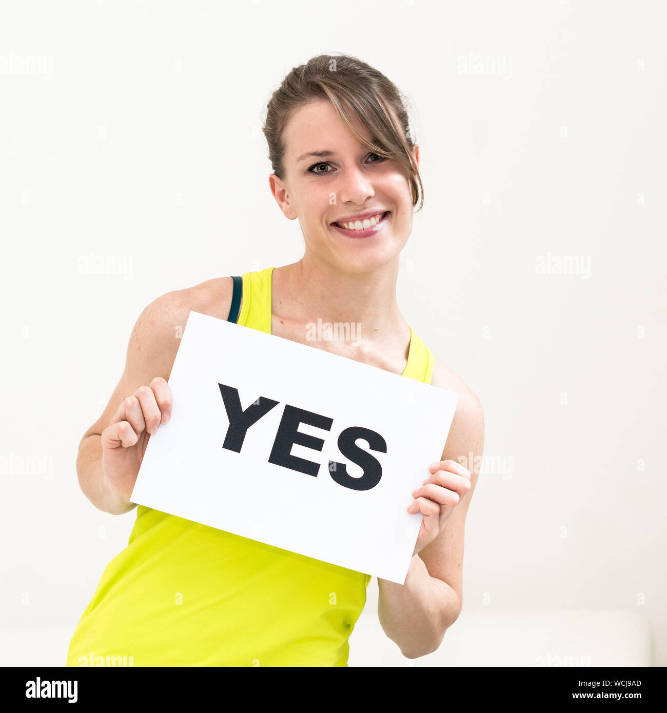 Yes woman hi-res stock photography and images - Alamy
