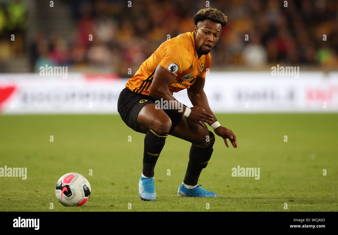 Wolverhampton Wanderers's Adama Traore during the Premier League match ...