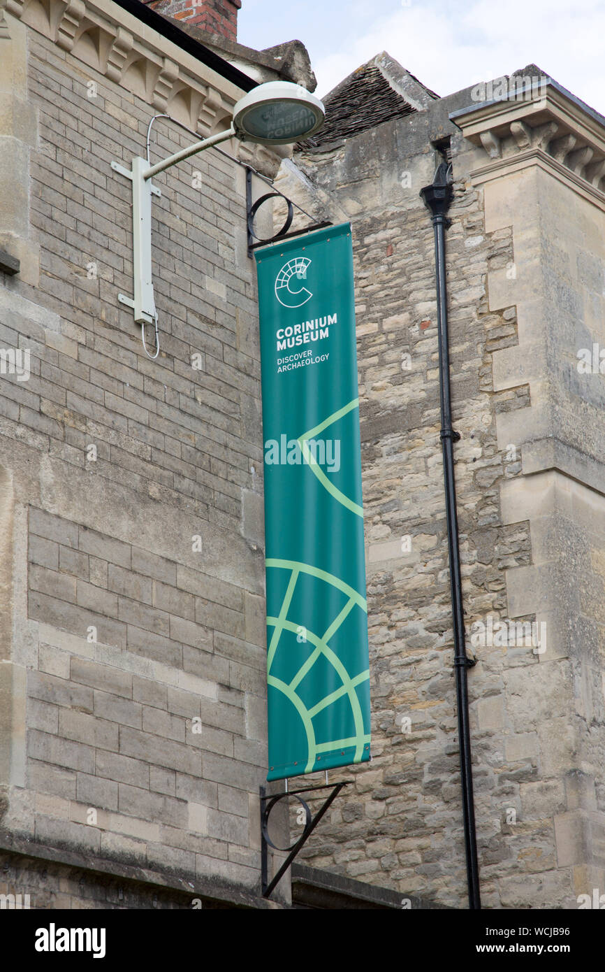 Corinium Museum Cirencester Sign; England; UK Stock Photo - Alamy
