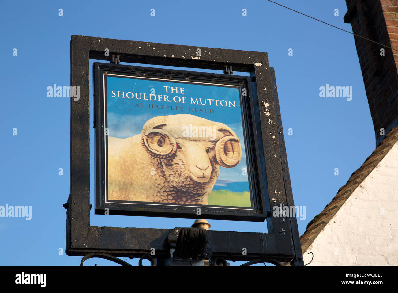 Shoulder of Mutton Pub Sign; Hazeley Heath, England; UK Stock Photo - Alamy