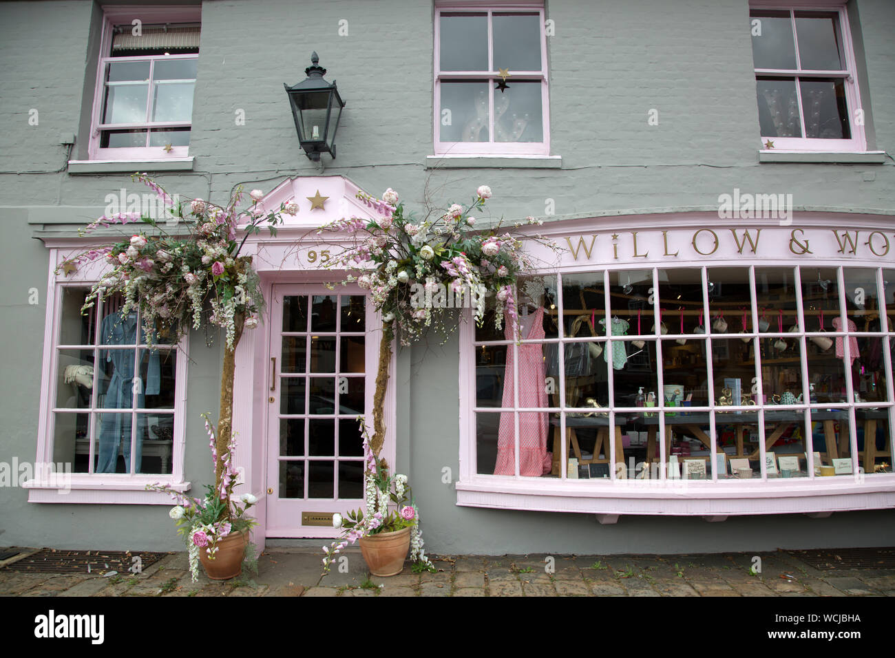 Willow and Wolf Shop; Marlborough; Wiltshire; England; UK Stock Photo ...