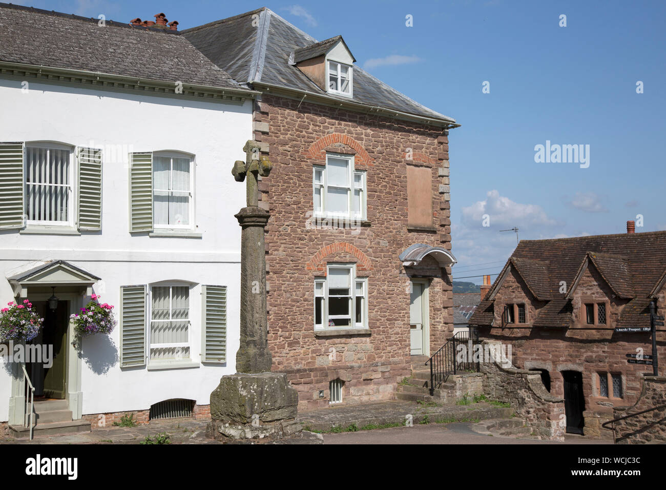 Cross and Almshouse, Ross on Wye, England, UK Stock Photo - Alamy