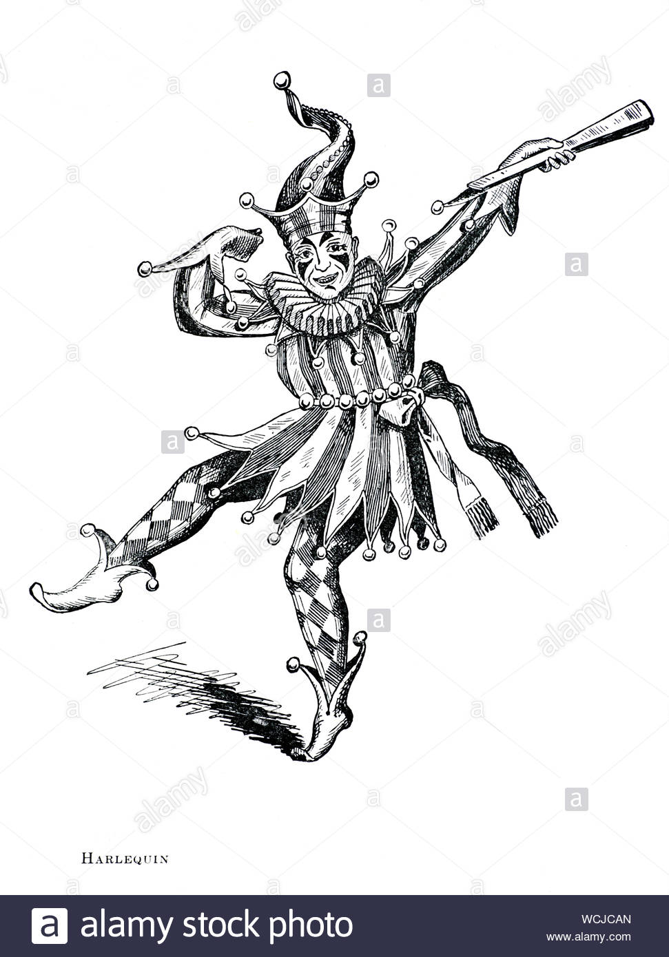 Character of harlequin Cut Out Stock Images & Pictures - Alamy