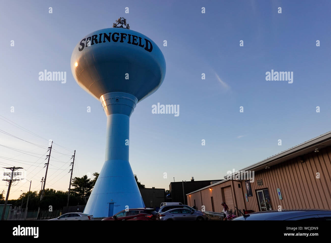 Springfield town hi-res stock photography and images - Alamy