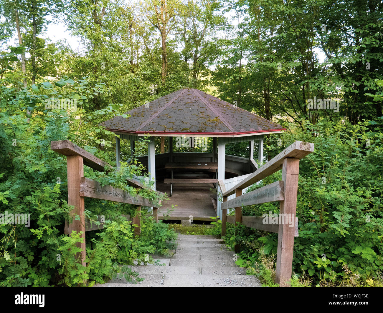 Gazebo in nature Stock Photo - Alamy