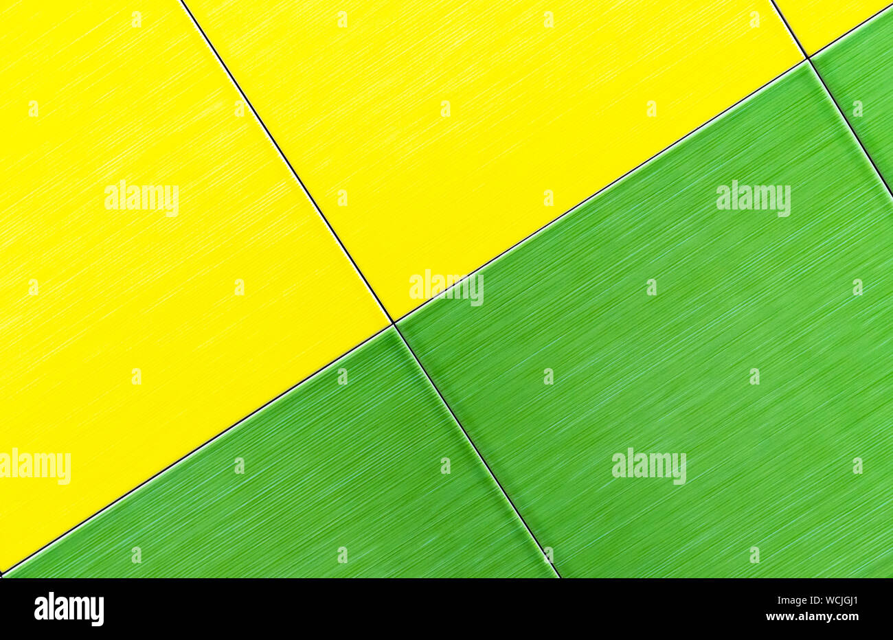 Green and yellow ceramic tiles. Background of ceramic tiles Stock Photo ...