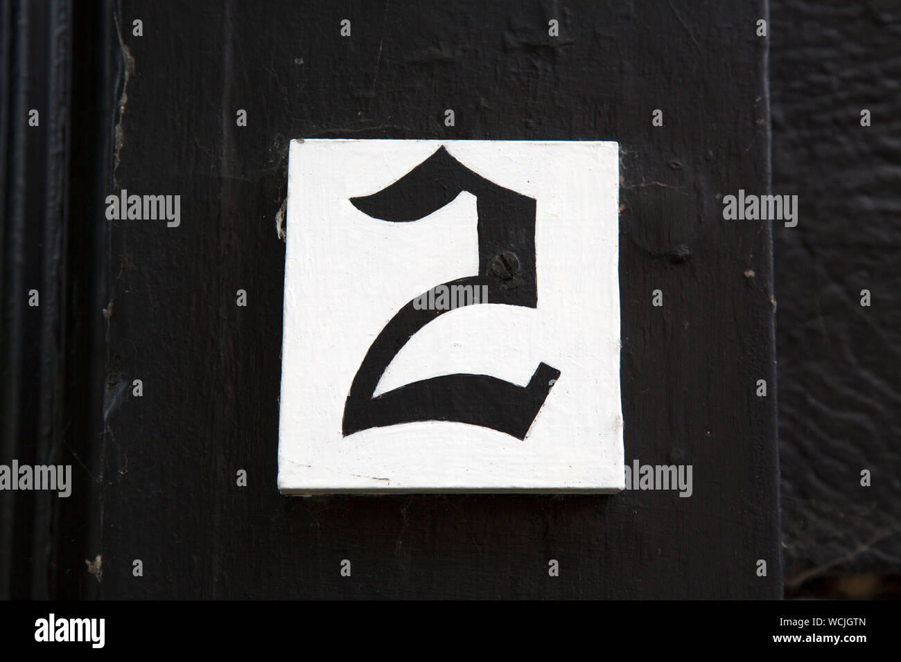 Number 2 front door hi-res stock photography and images - Alamy