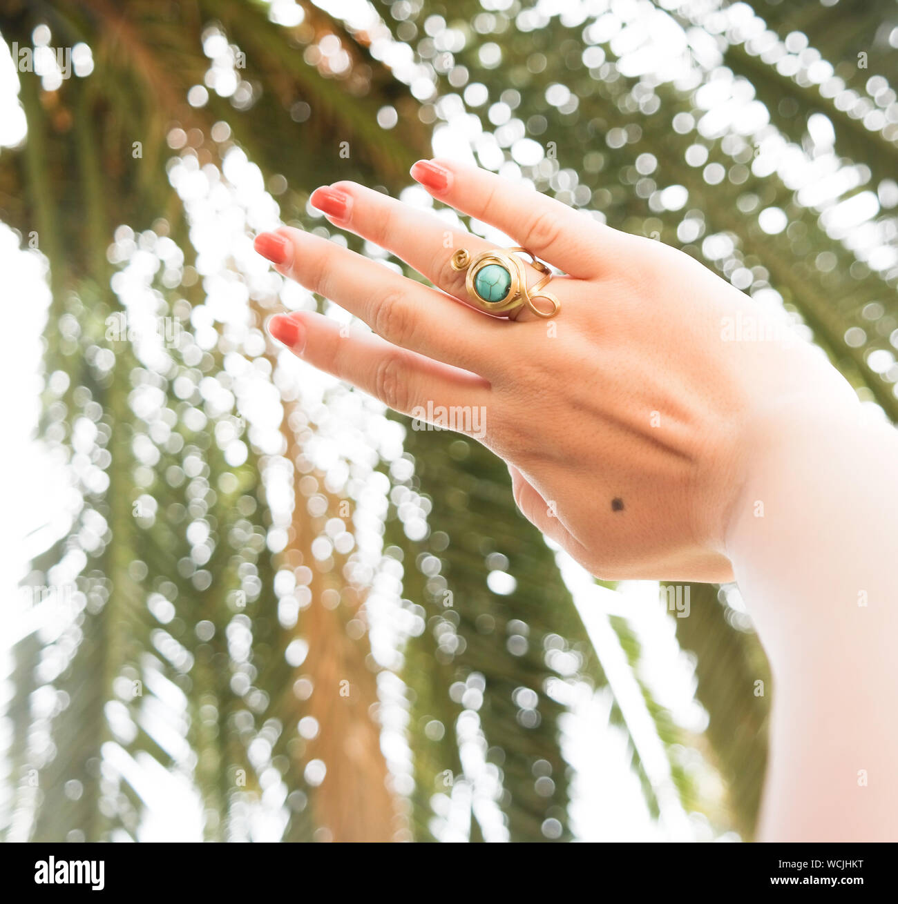 Woman hand palm hi-res stock photography and images - Alamy