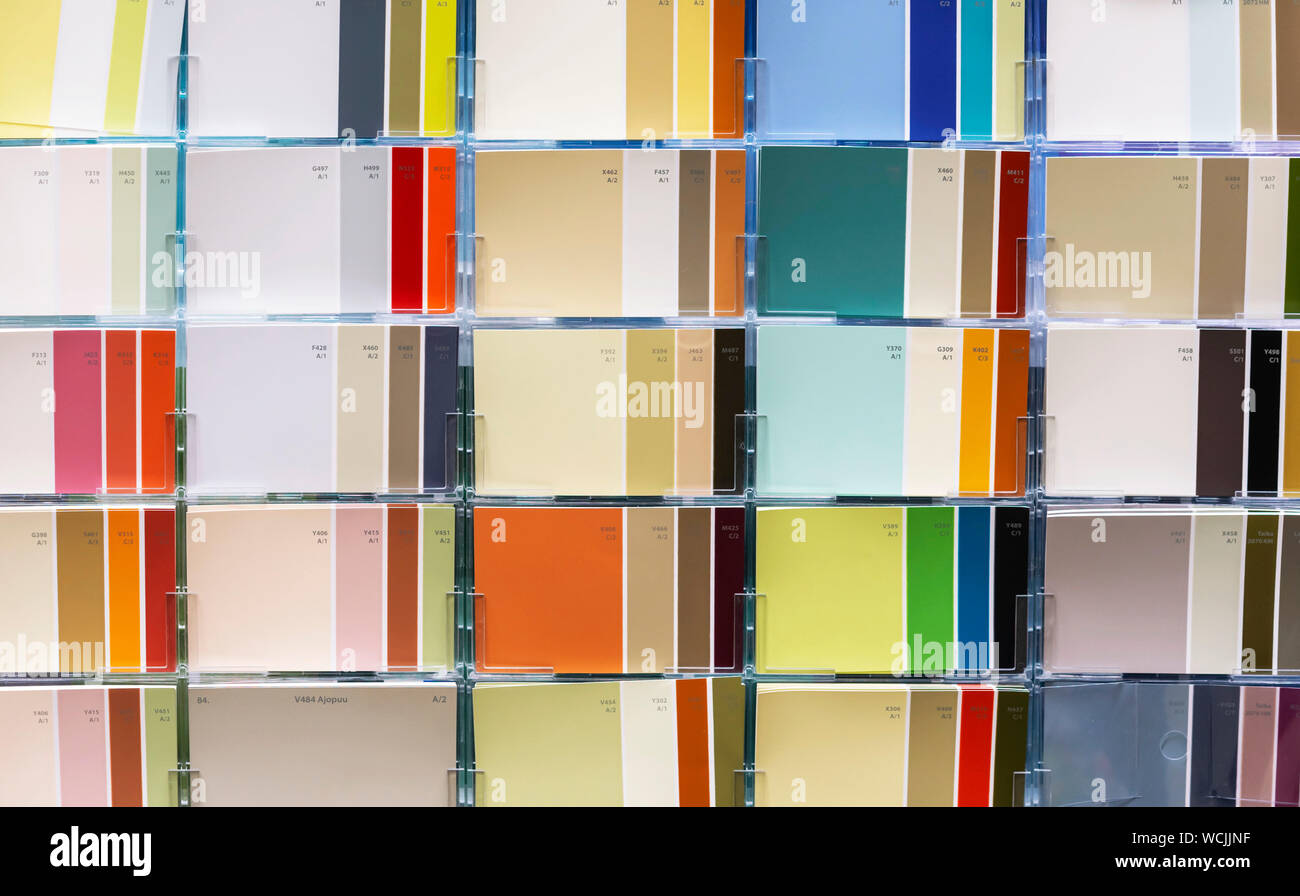 Samples of color combinations. The palette of harmonious colors Stock ...