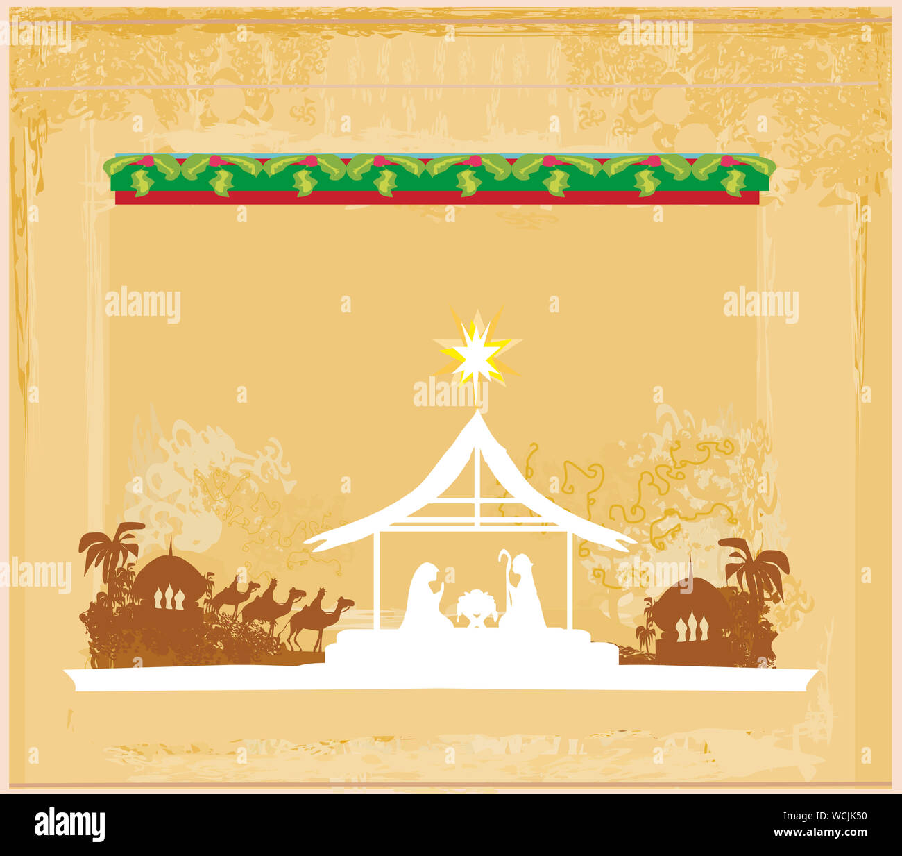 Birth of Jesus in Bethlehem Stock Photo - Alamy
