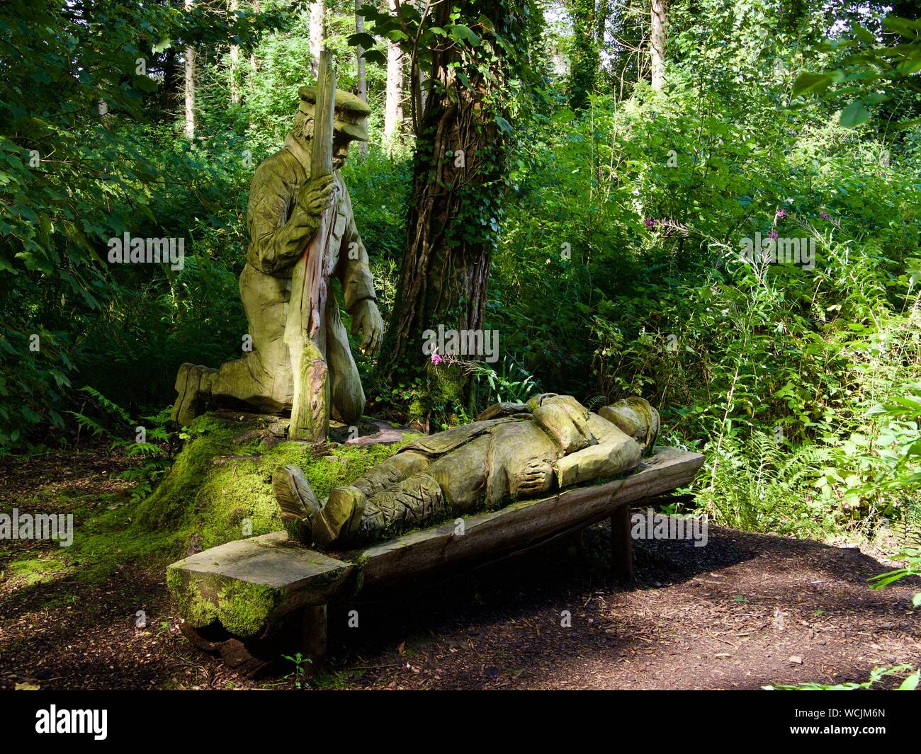 Pictures of the First World War remembrance sculpture trail, Rozelle ...