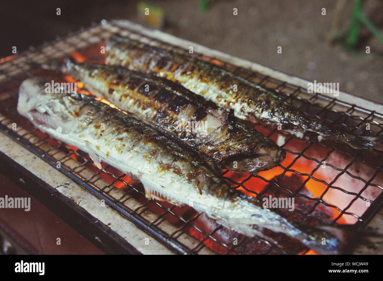 Fish barbecue grill barbecue hi-res stock photography and images - Alamy