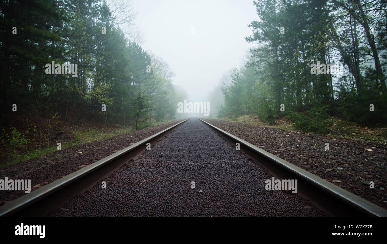 Wet Railroad Tracks High Resolution Stock Photography and Images - Alamy