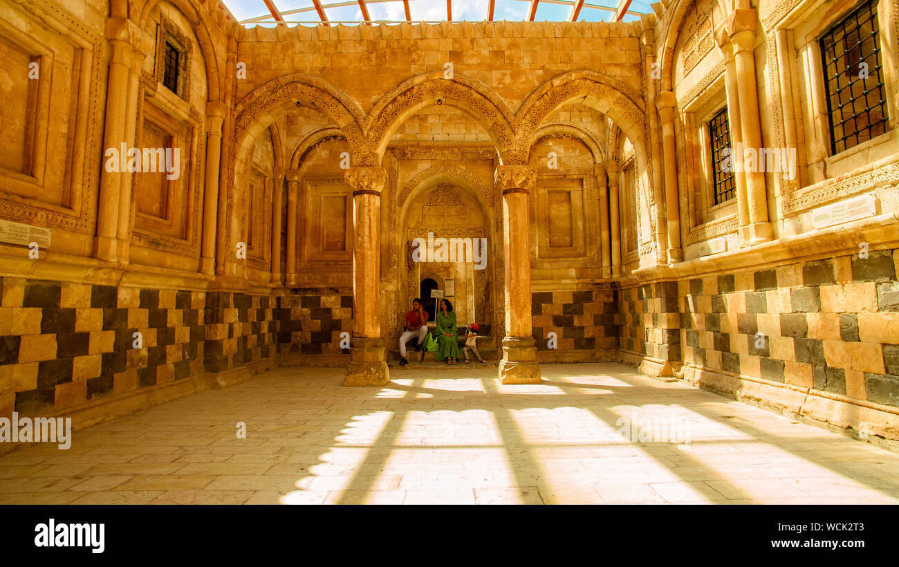Ishak Pasha Palace, interiors, decorations and bas-reliefs, carved ...