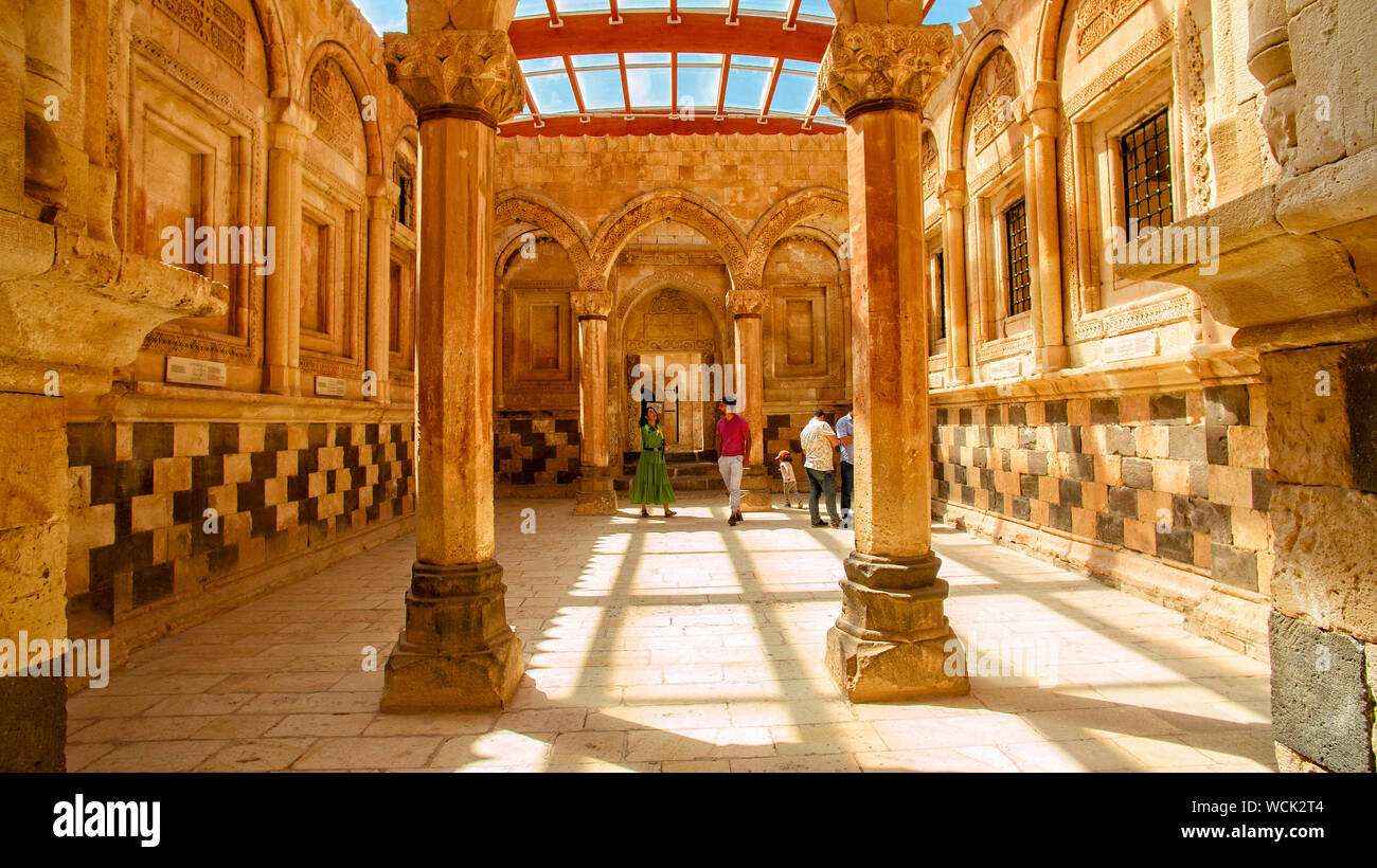 Ishak Pasha Palace, interiors, decorations and bas-reliefs, carved ...